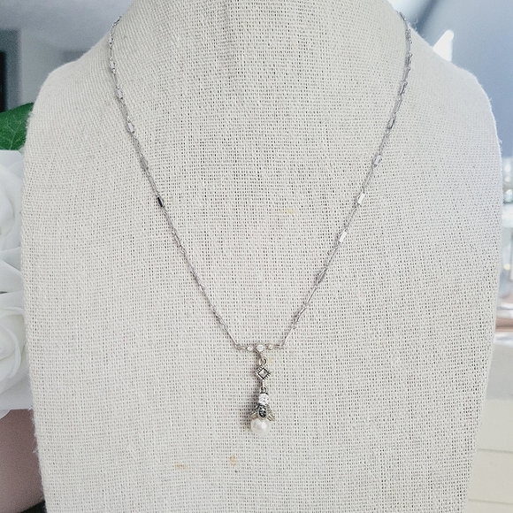 Judith Jack | Jewelry | Judith Jack Marcasite Faux Pearl Sterling ...